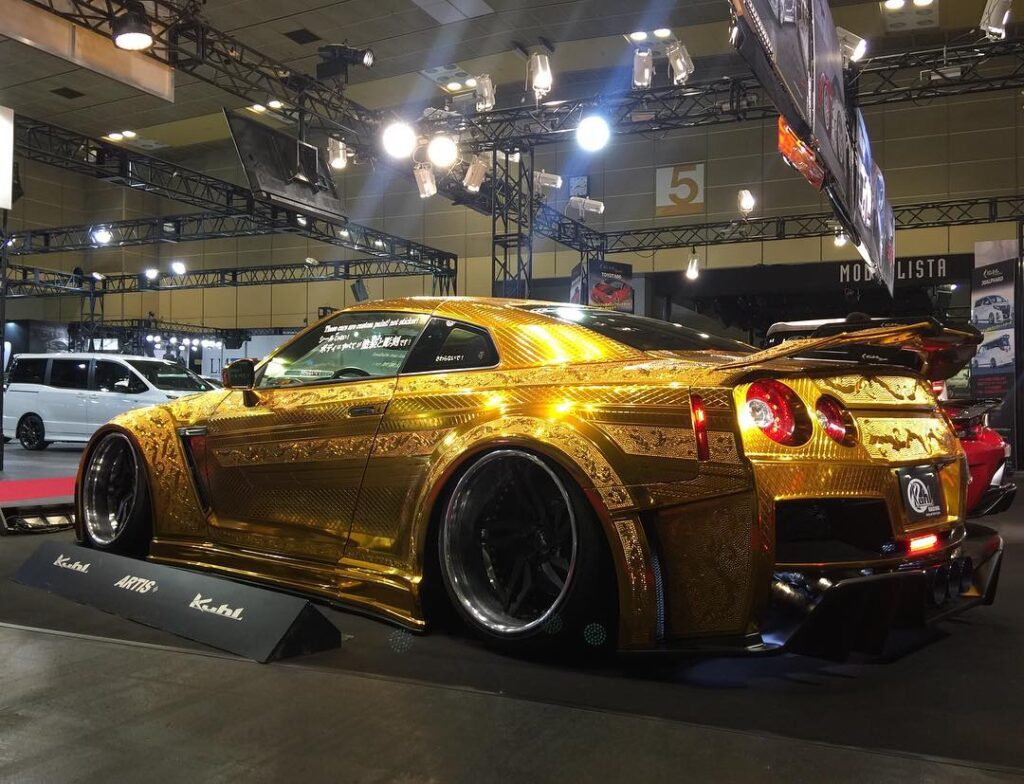 One Million Dollar Gold Plated Car Nissan GT-R - X Auto News