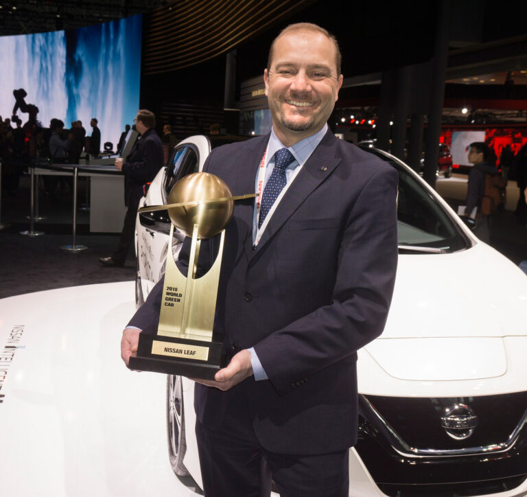 Nissan Leaf wins "2018 World Green Car" at the New York Auto Show