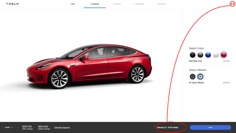 Tesla aims to deliver all Model 3 United States orders till 31st December