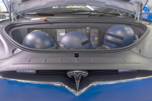 Modified Tesla Model X is a new addition to Basel City Police ...