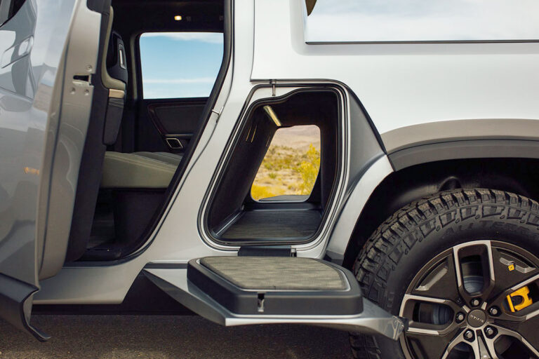 Meet the Rivian R1T Camper Pickup Truck with a mobile kitchen